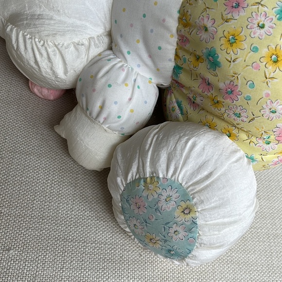 Puffalumps | Holiday | Vintage Puffalump Nylon Stuff Easter Bunny Rabit ...